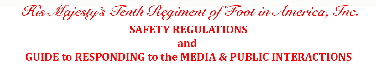 Safety Regulations